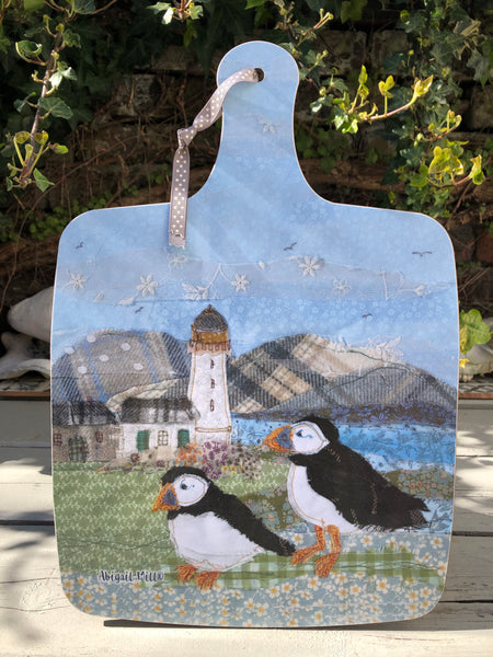 Puffin Large Chopping board – Abigail Mill